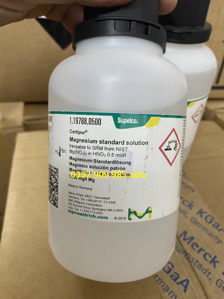 Magnesium standard solution 500ml MERCK - ĐỨC